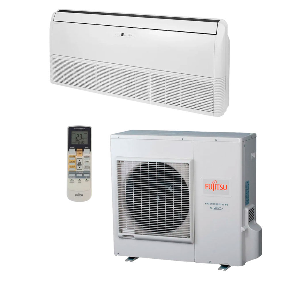 Ar Condicionado Split Piso Teto Inverter Fujitsu 30.000 Btus Quente e ...